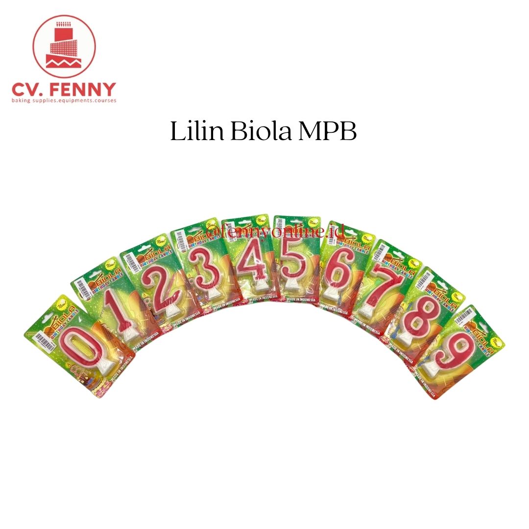 Biola Lilin Angka Besar